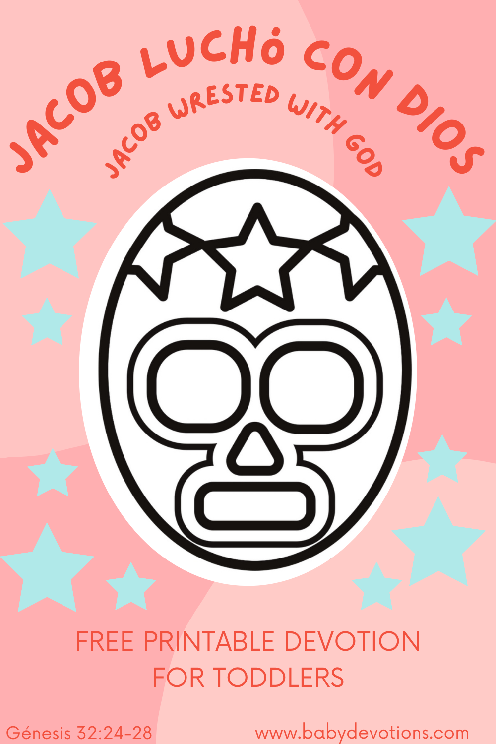 Jacob Wrestled with God–Free Printable Activity for Toddlers – Baby ...