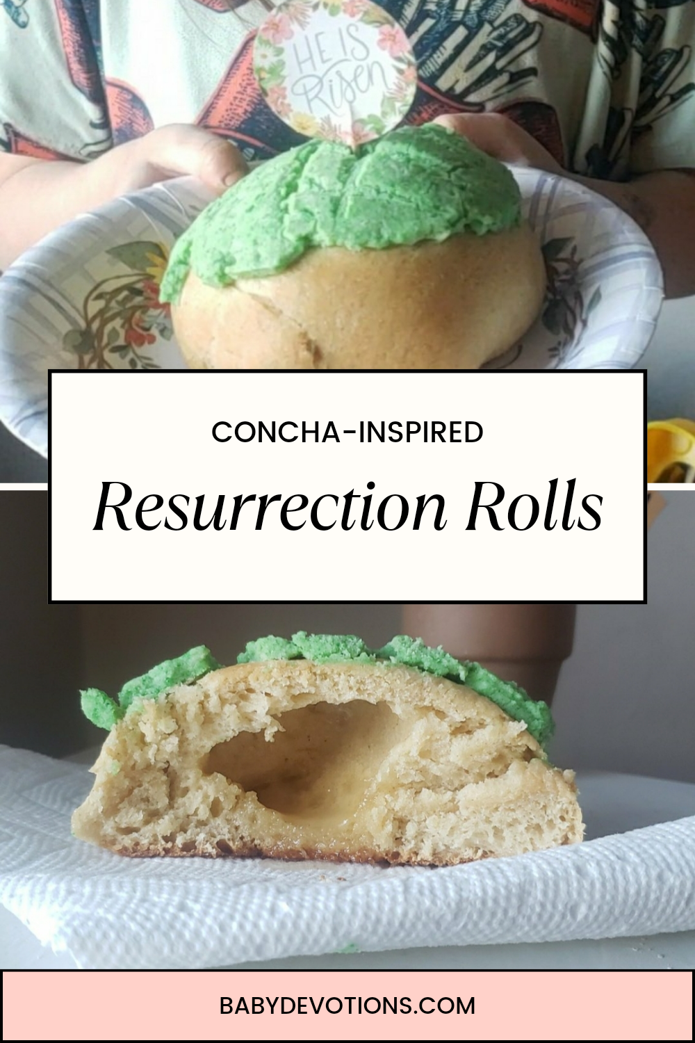 Concha-Inspired Resurrection Rolls – Baby Devotions