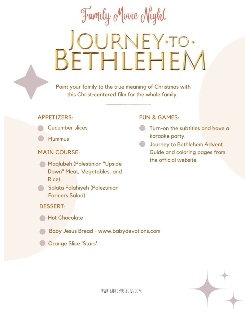 Family Movie Night: Journey To Bethlehem+Baby Jesus Bread Recipe – Baby ...